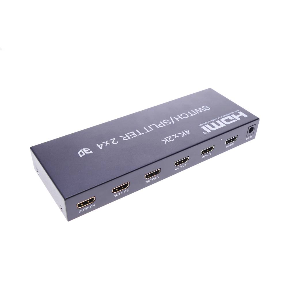 Selector and Multiplier HDMI 1.4b Ports 2x4 3D 4K-Buy Product on Hiyou ...
